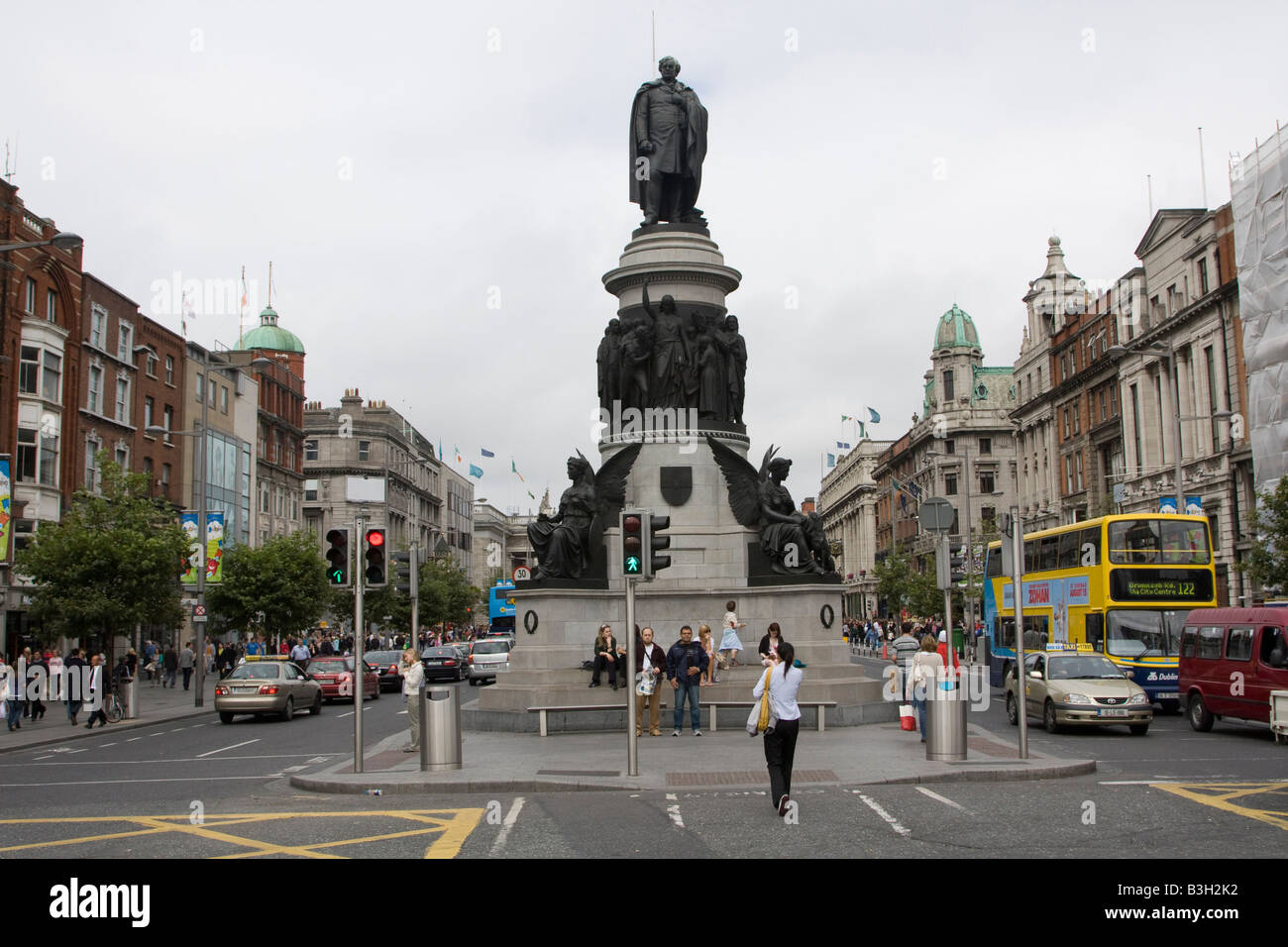 o'connell monument Dublin City Centre Ireland Irish Republic EIRE Stock ...