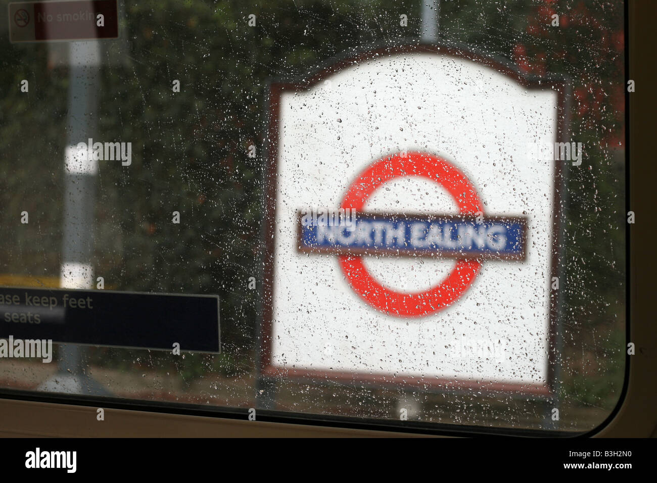 North Ealing subway Stock Photo - Alamy