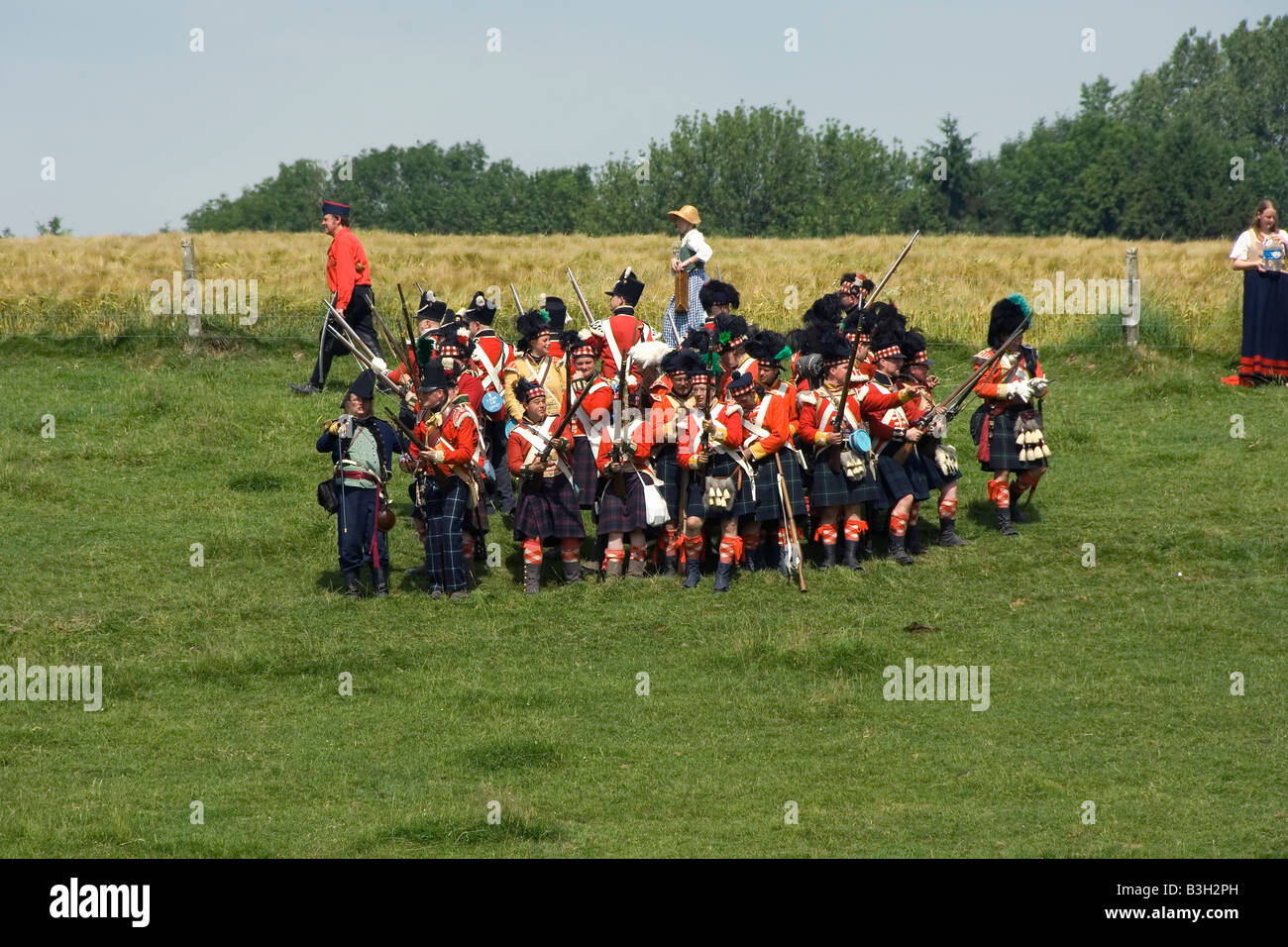 Battle of Waterloo Stock Photo - Alamy