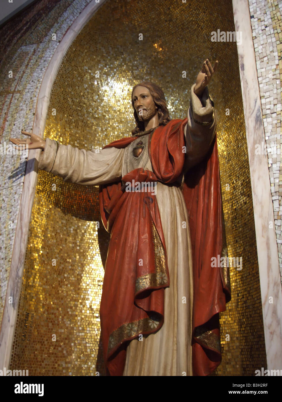 Jesus with arms raised hi-res stock photography and images - Alamy