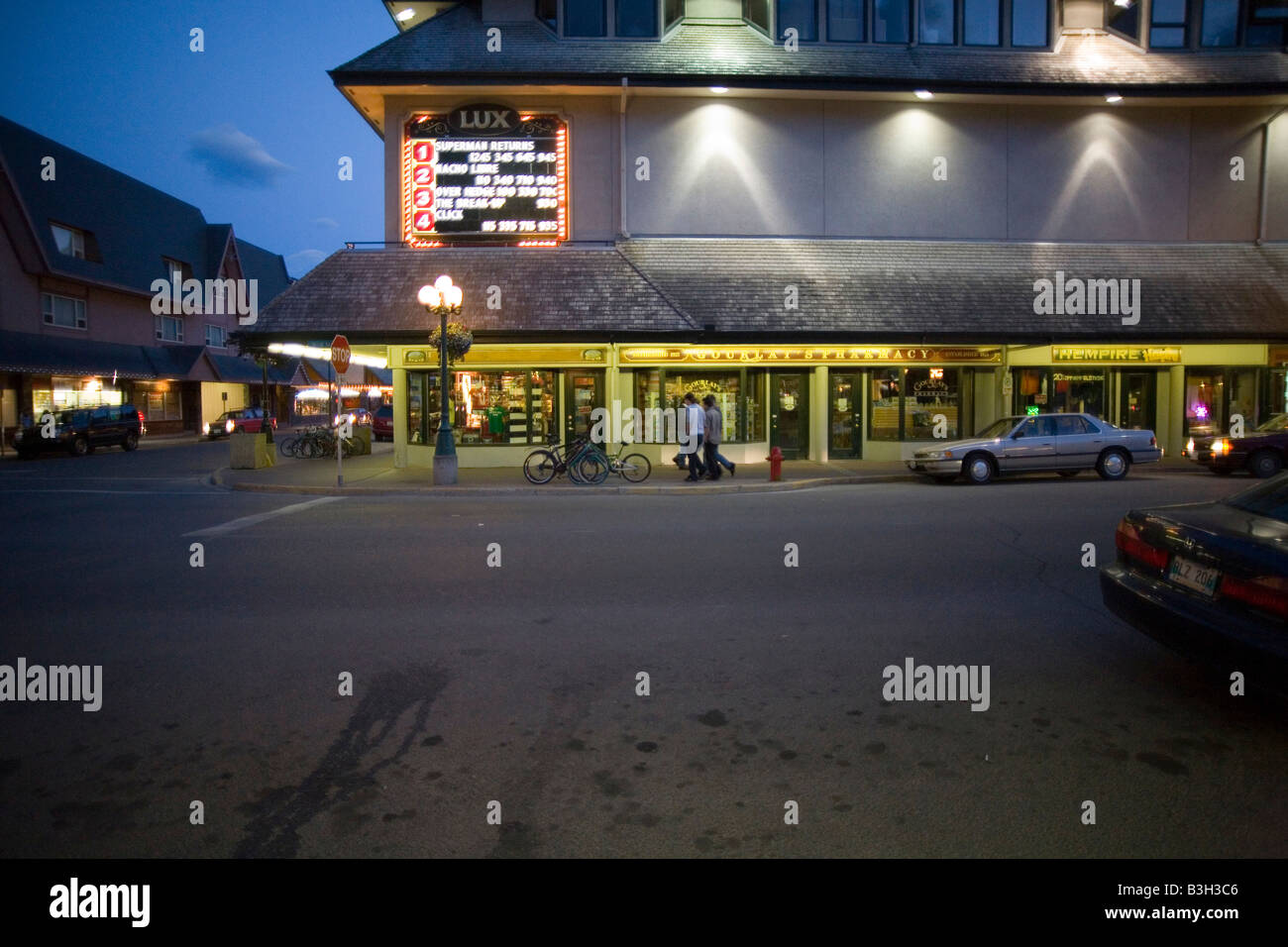 The Lux Theater in Banff Stock Photo - Alamy
