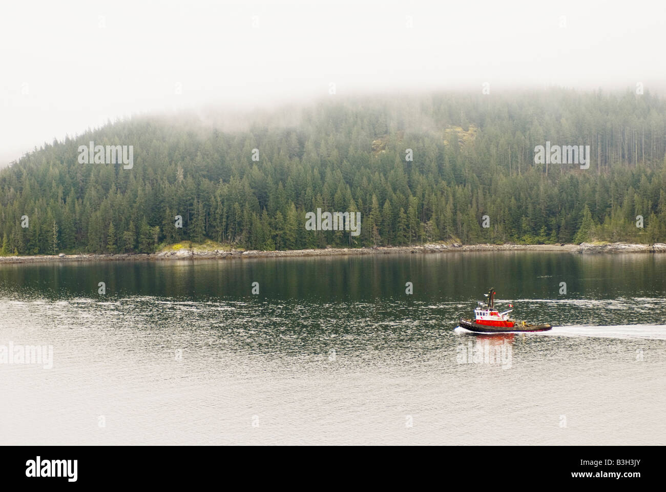Alaska, Inside Passage, Boat Stock Photo - Alamy