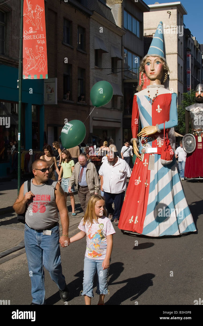 Parade of the Giants Stock Photo - Alamy