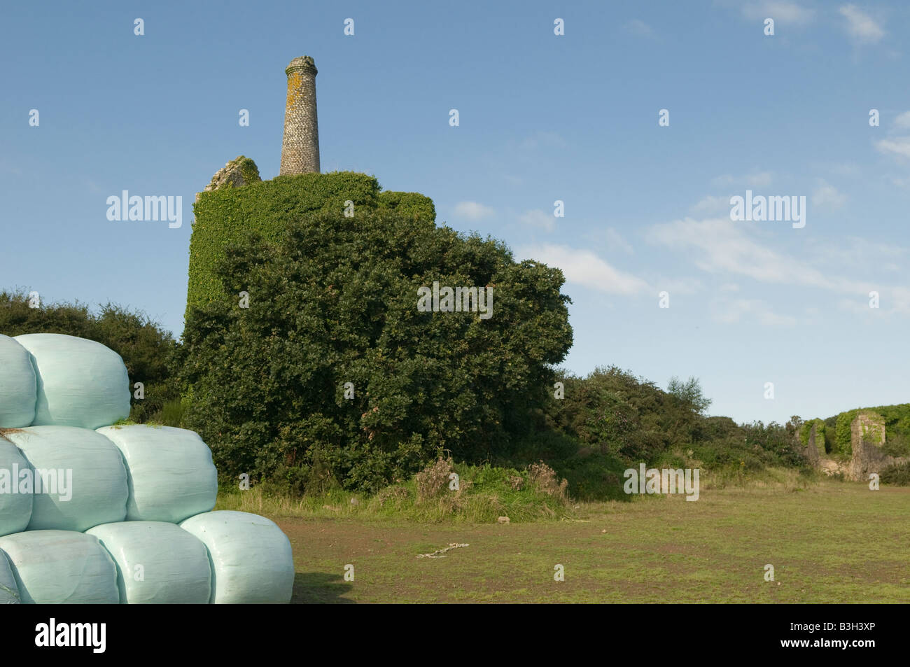 Polgooth Mine Cornwall Stock Photo - Alamy
