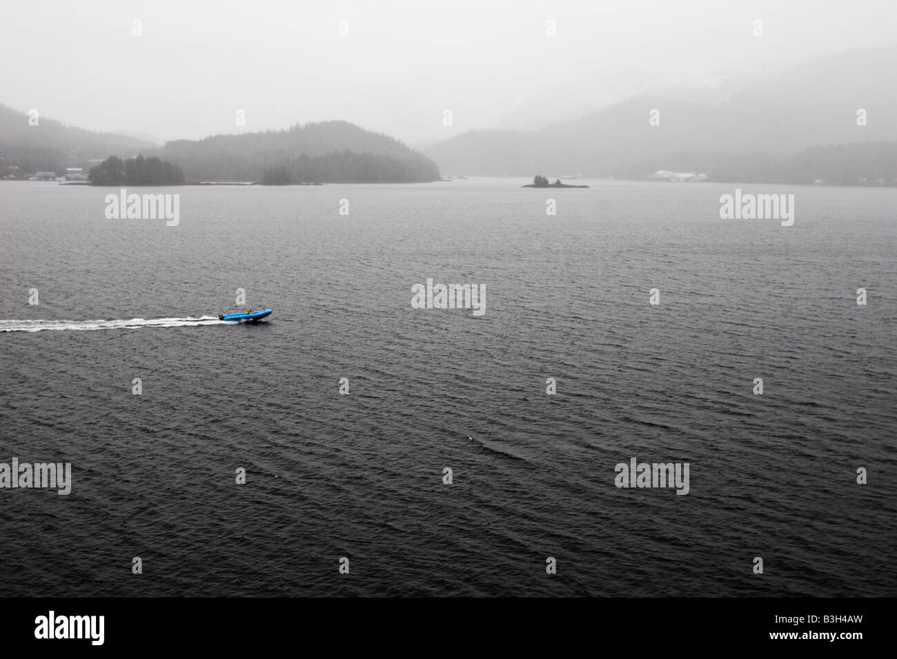 Alaska, Inside Passage, Boat Stock Photo - Alamy
