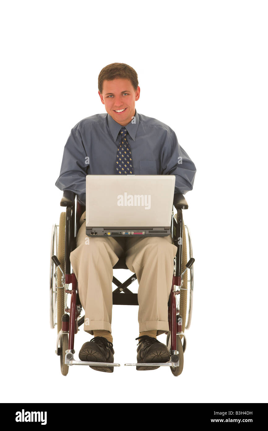 A disabled person in work Cut Out Stock Images & Pictures - Alamy
