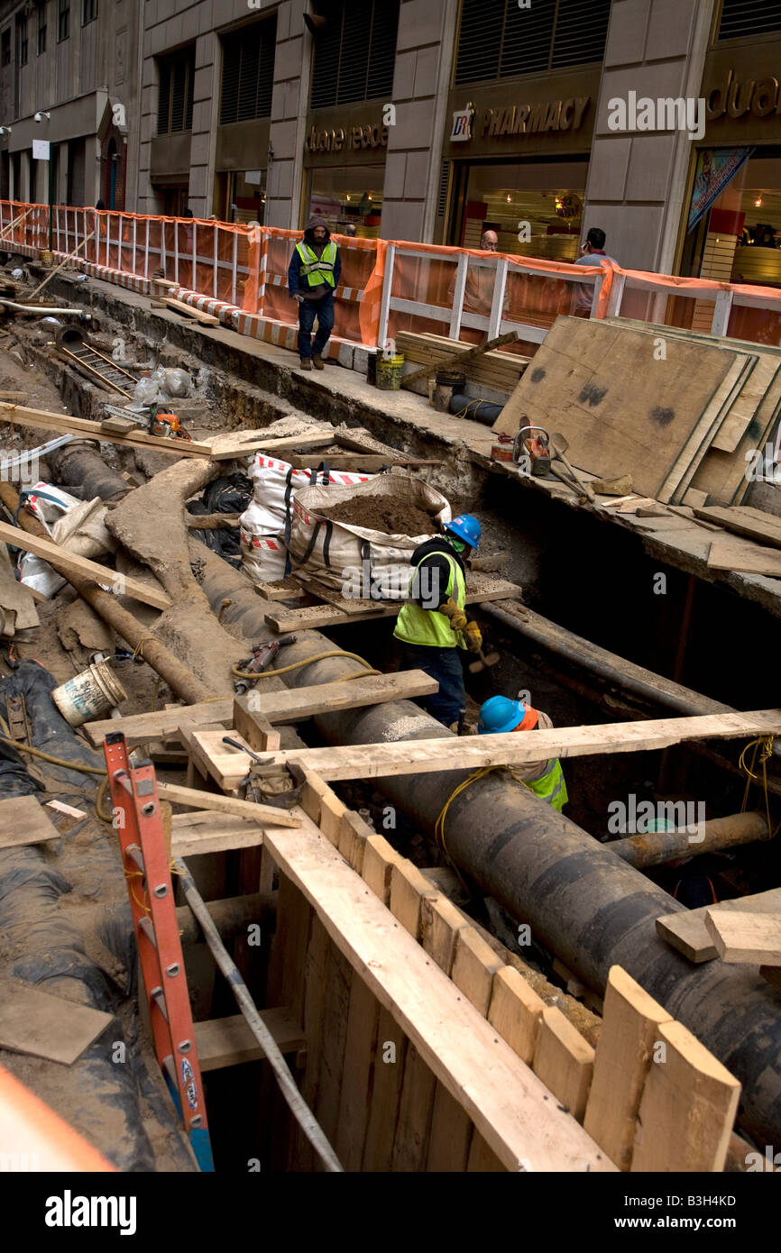 Underground water pipes new york hi-res stock photography and images ...