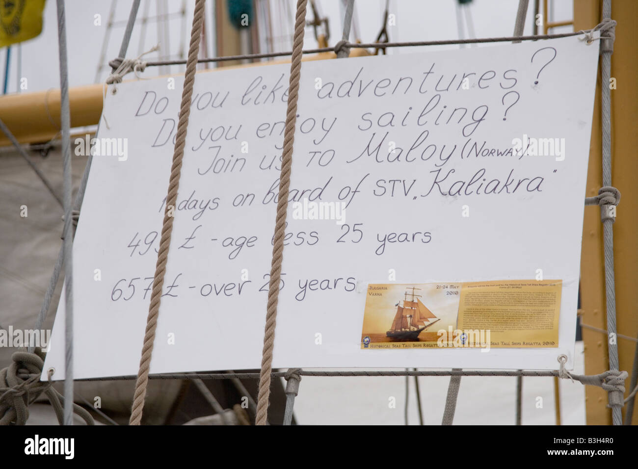 The Kaliakra sailing ship offers trips at the Tall Ships race in ...