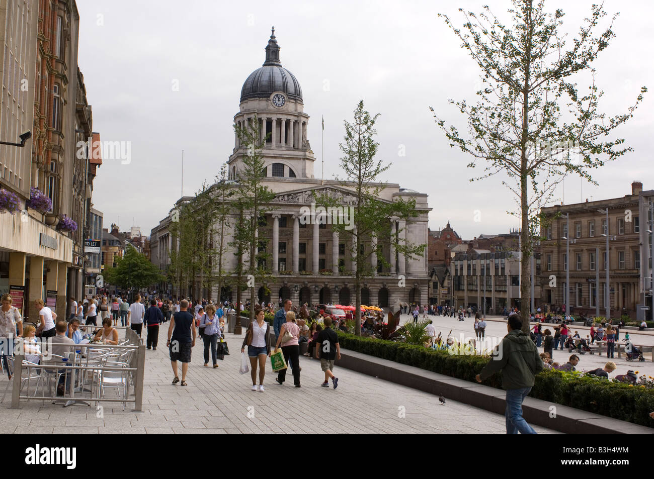 Nottingham town hall Stock Photo - Alamy