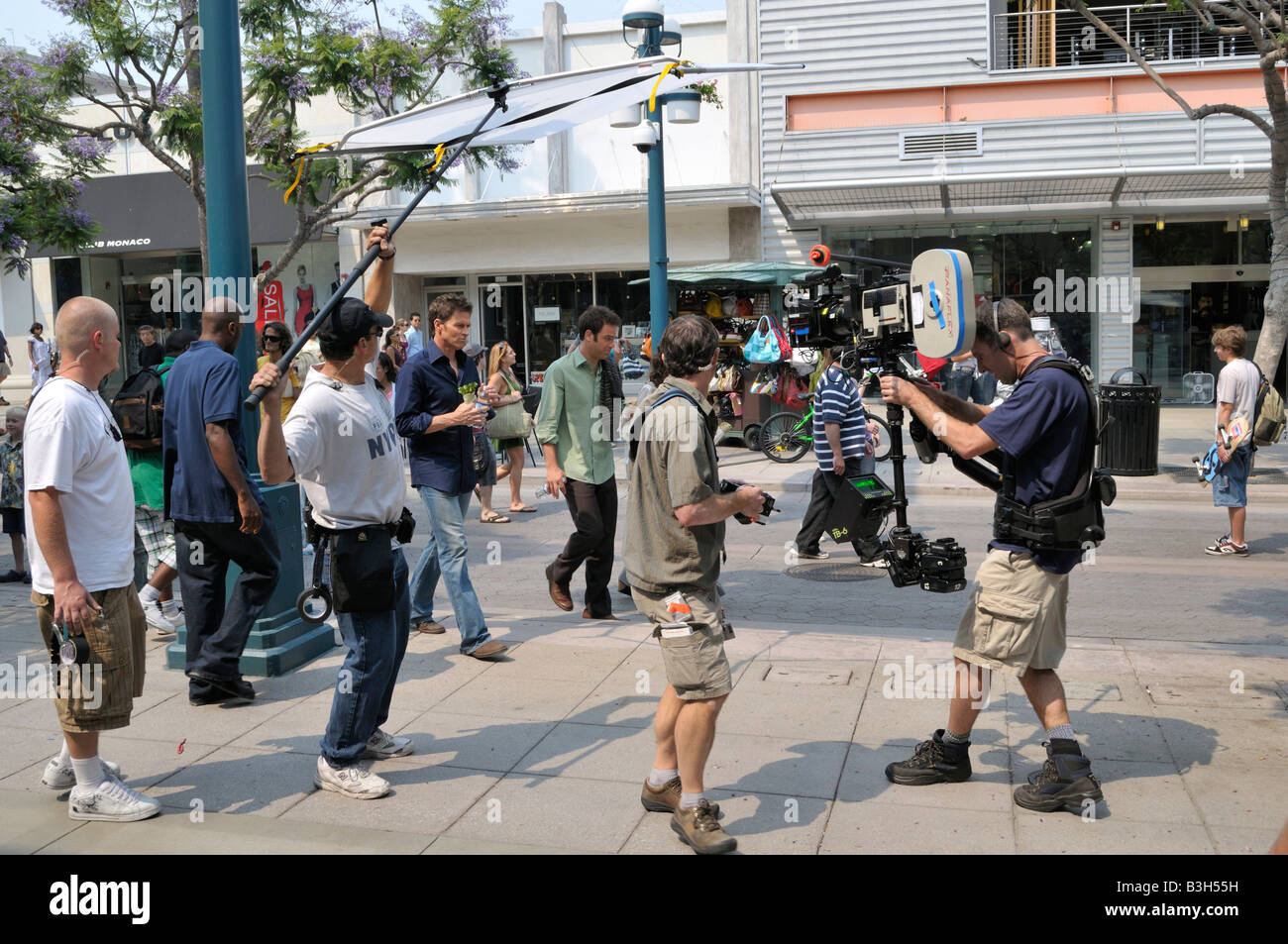 Popular Third Street Promenade in Santa Monica California used for ...