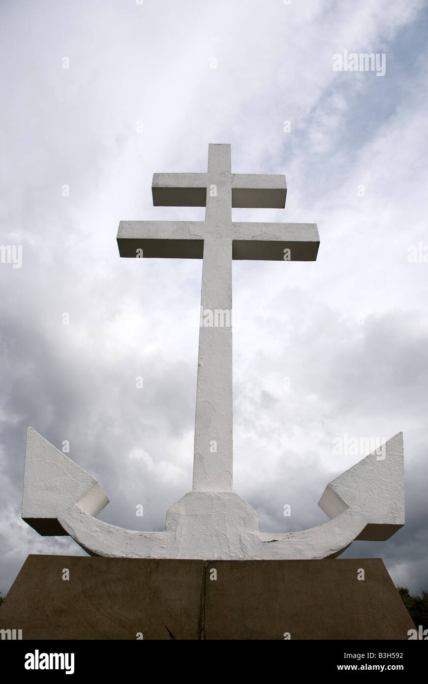 Free French Monument Lyle Hill Greenock Stock Photo - Alamy