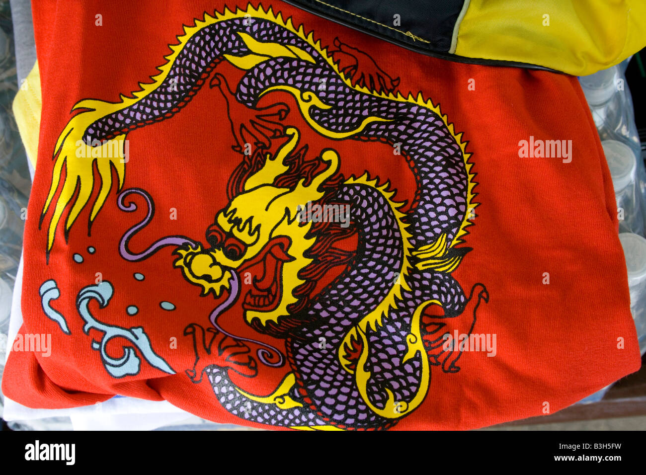 Ferocious dragon banner used in the Dragon Boat Races. Dragon Festival ...