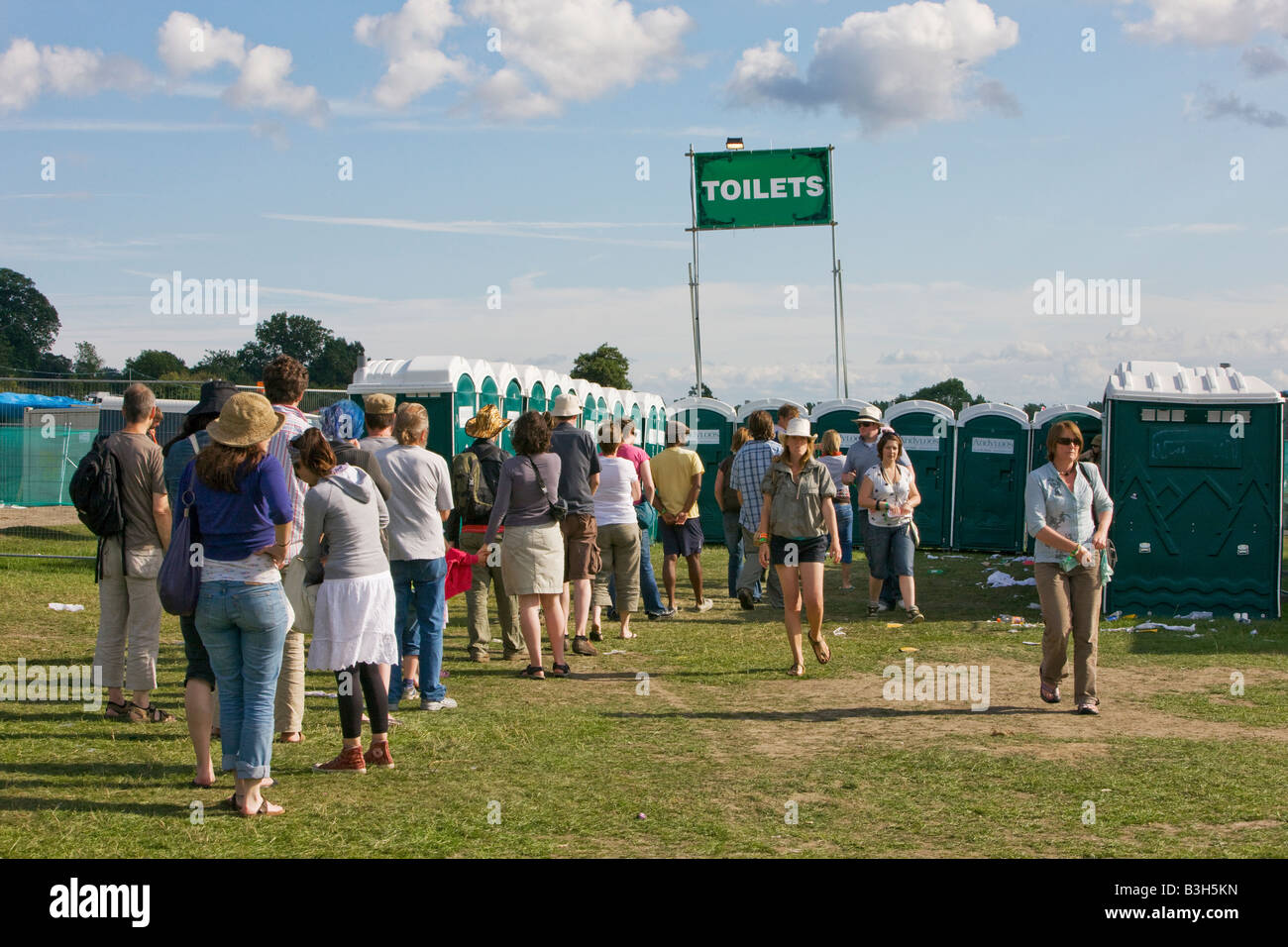 Queue for the toilets hi-res stock photography and images - Alamy