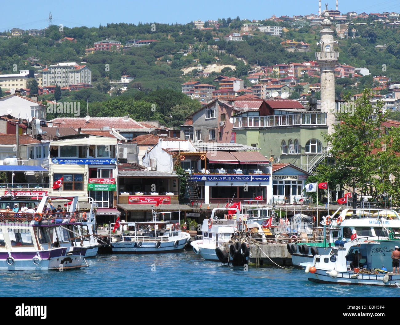 ISTANBUL. The town of Sariyer near the Black Sea on the European shore ...