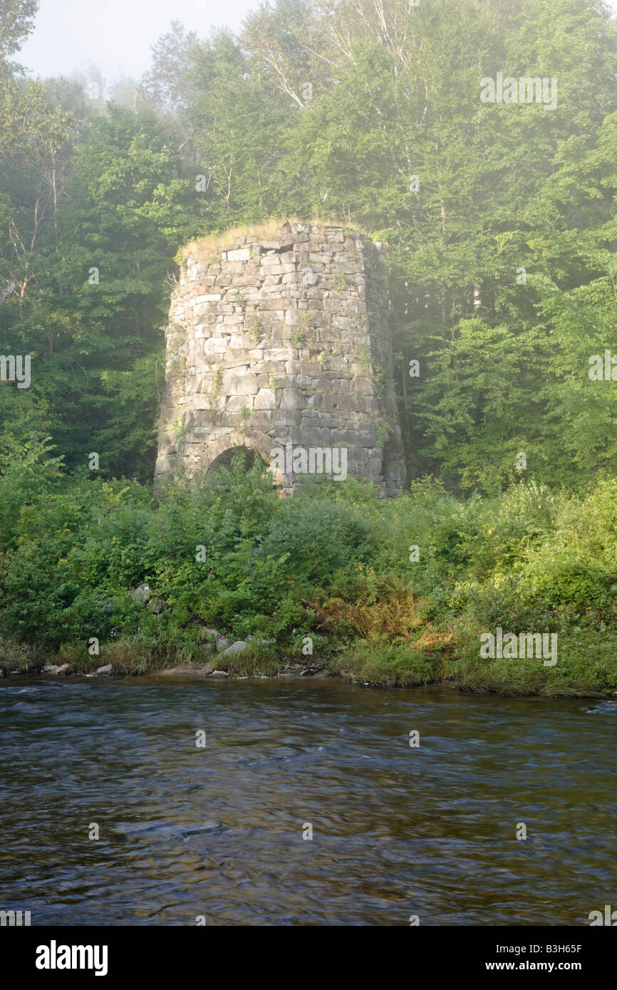 Stone Iron Furnace located in Franconia New Hampshire USA Stock Photo ...