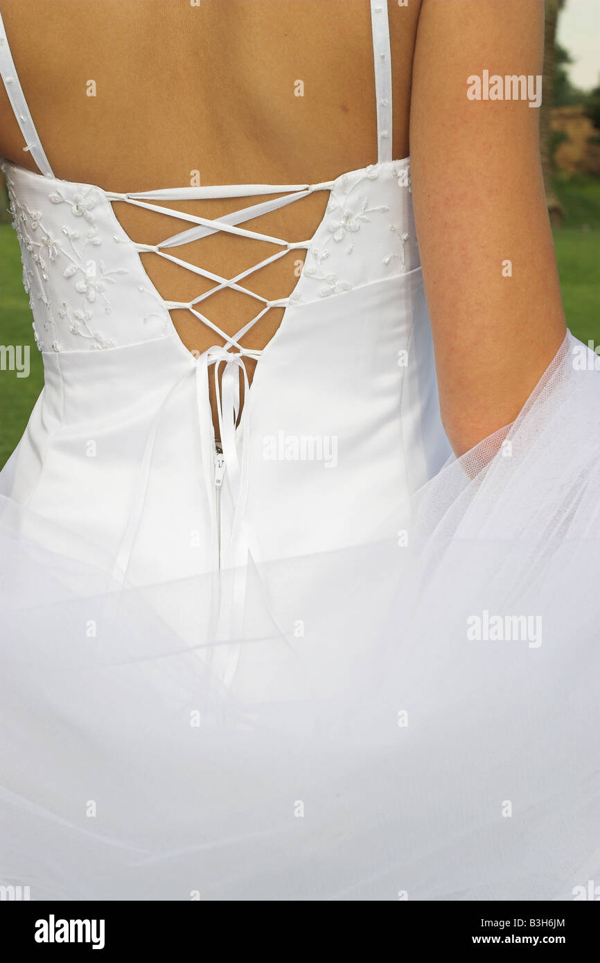 Back of gown hi-res stock photography and images - Alamy
