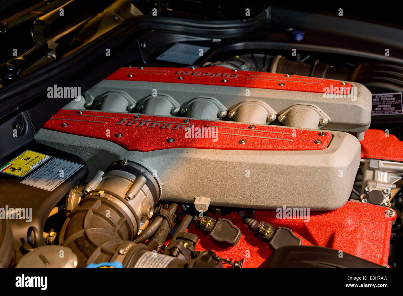 Ferrari engine hi-res stock photography and images - Alamy