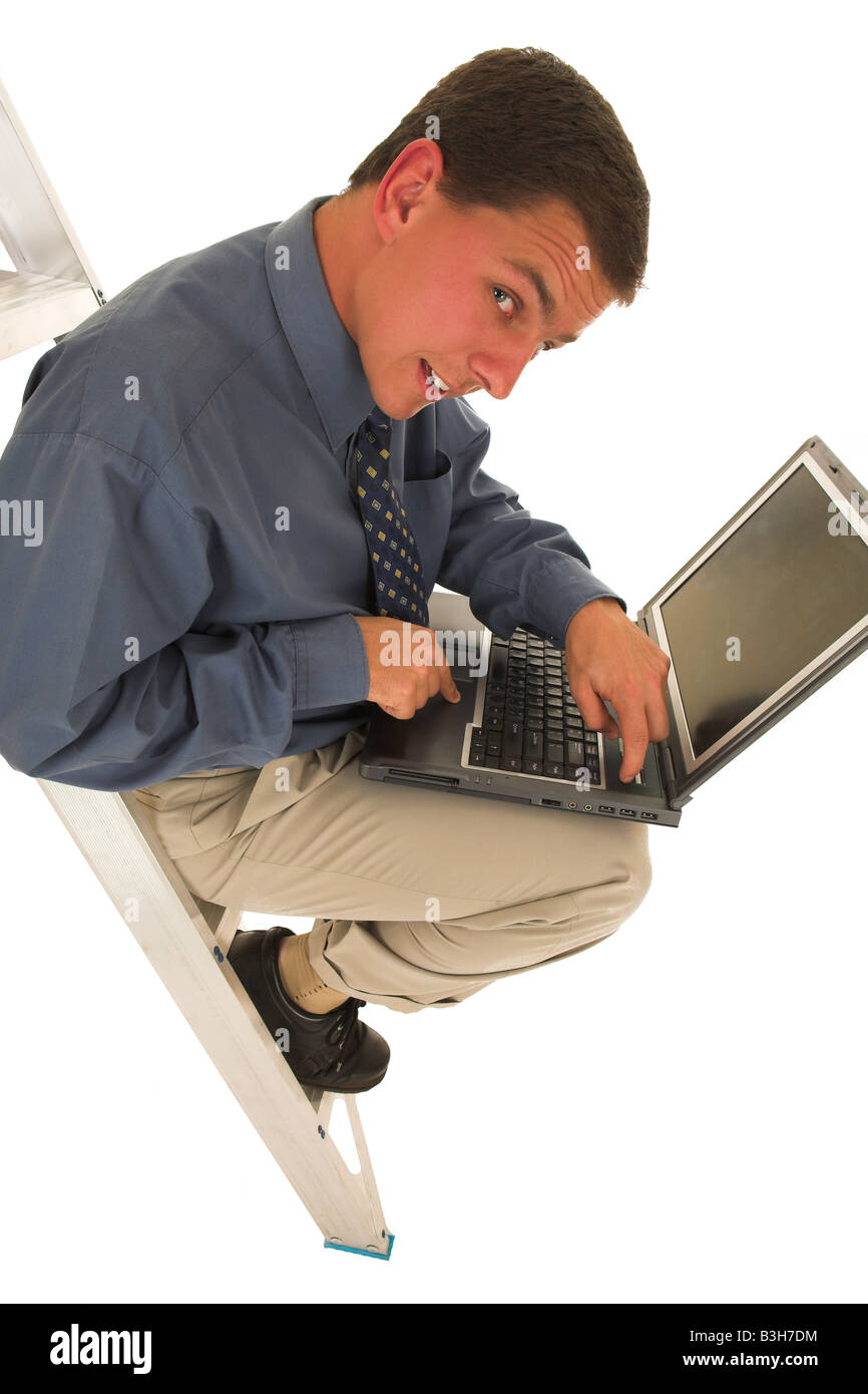 Looking laptop guilty hi-res stock photography and images - Alamy
