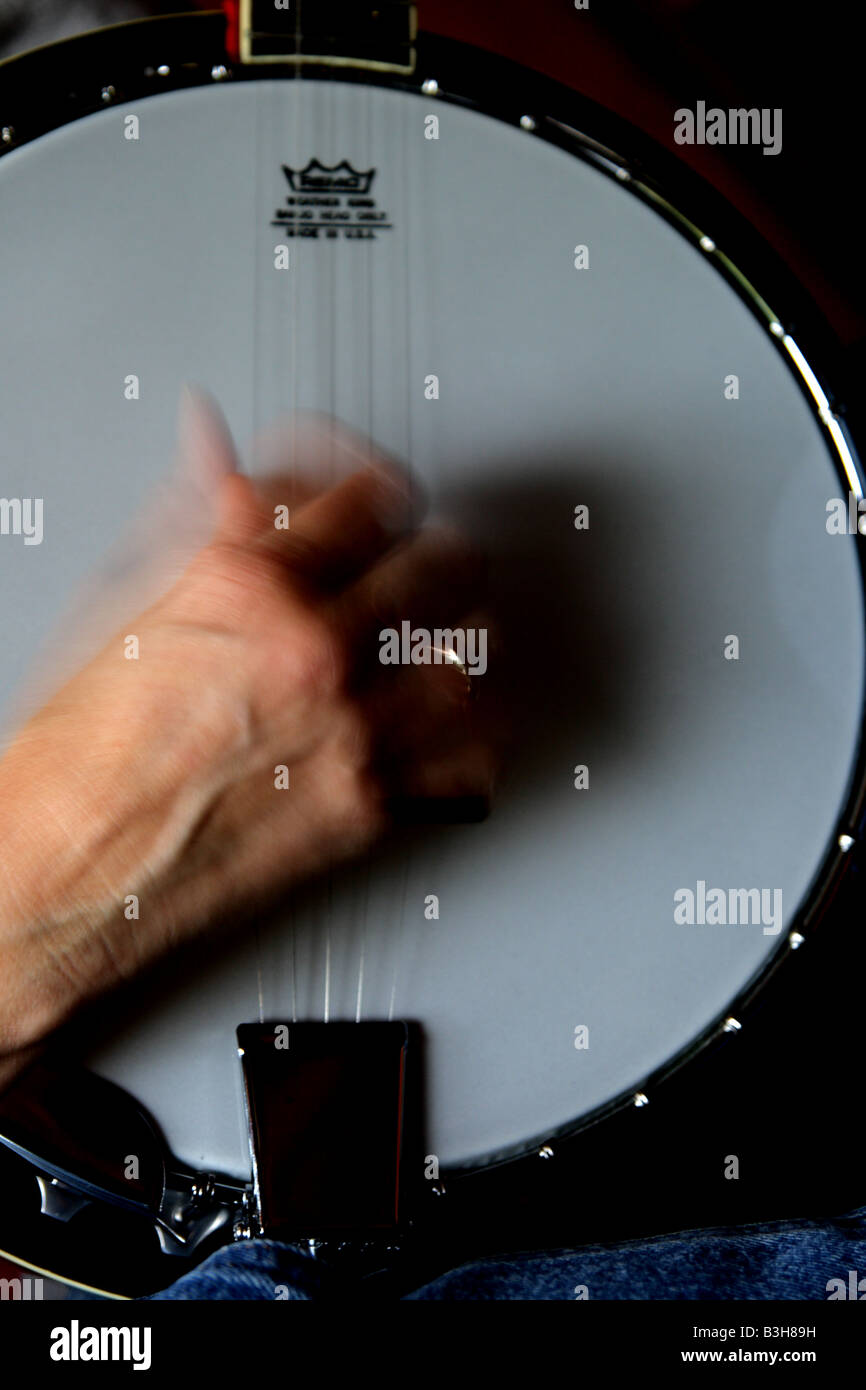 Woman playing banjo hi-res stock photography and images - Alamy