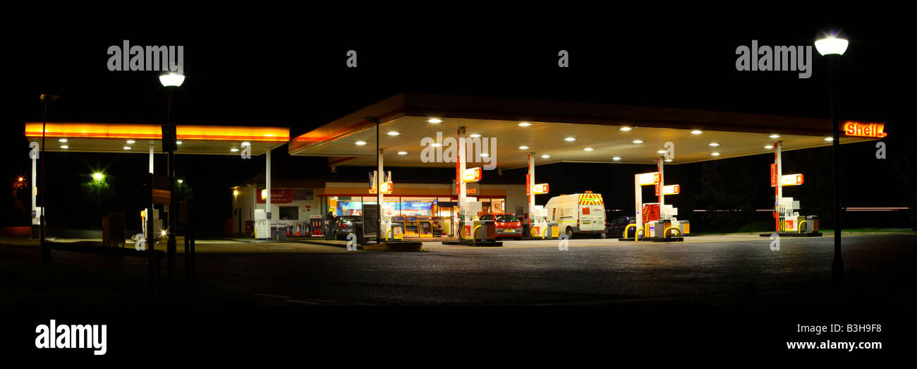 Petrol Station By Night High Resolution Stock Photography and Images ...