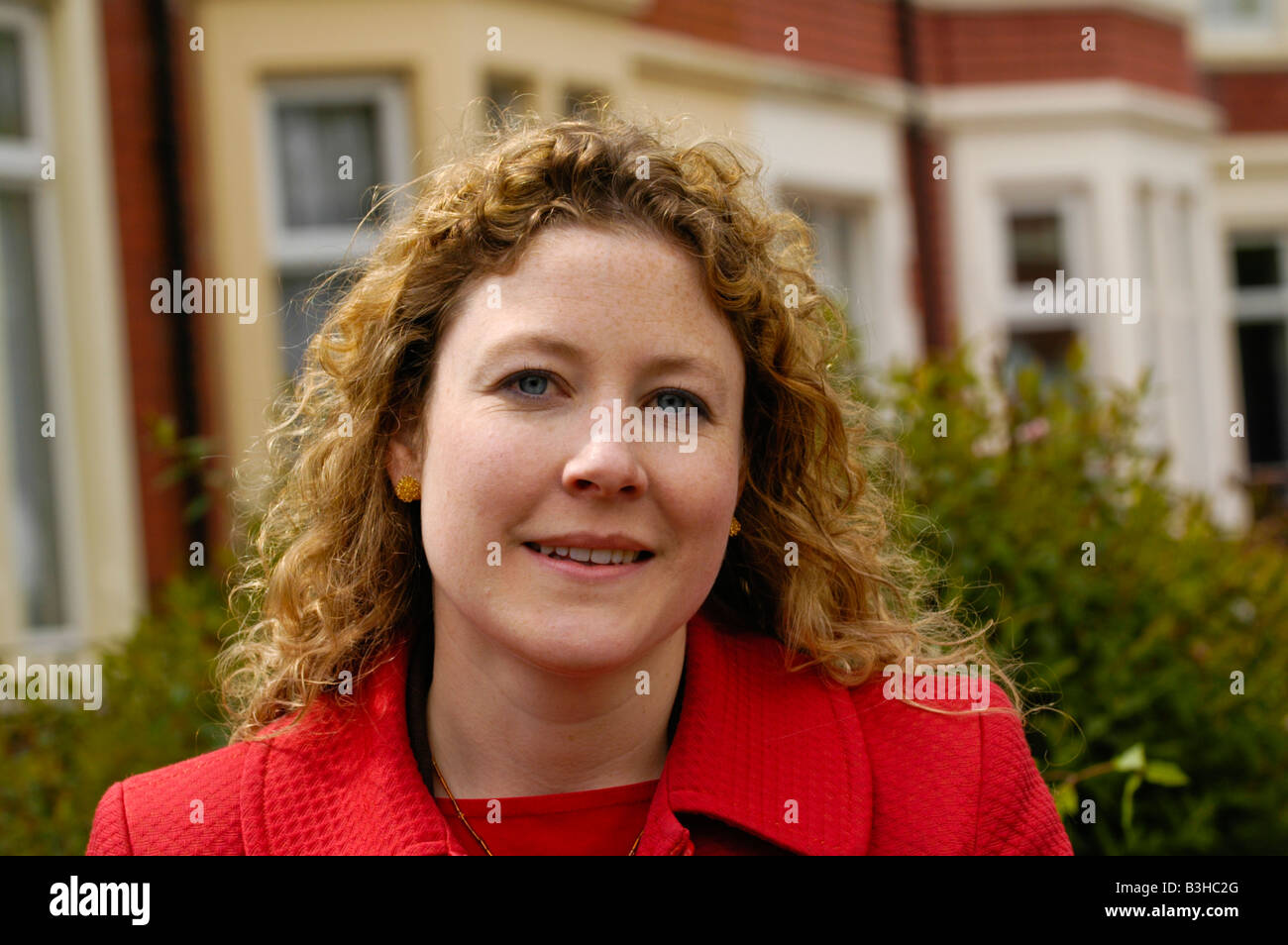 Jenny Willott Liberal Democrat candidate pictured while campaigning in ...