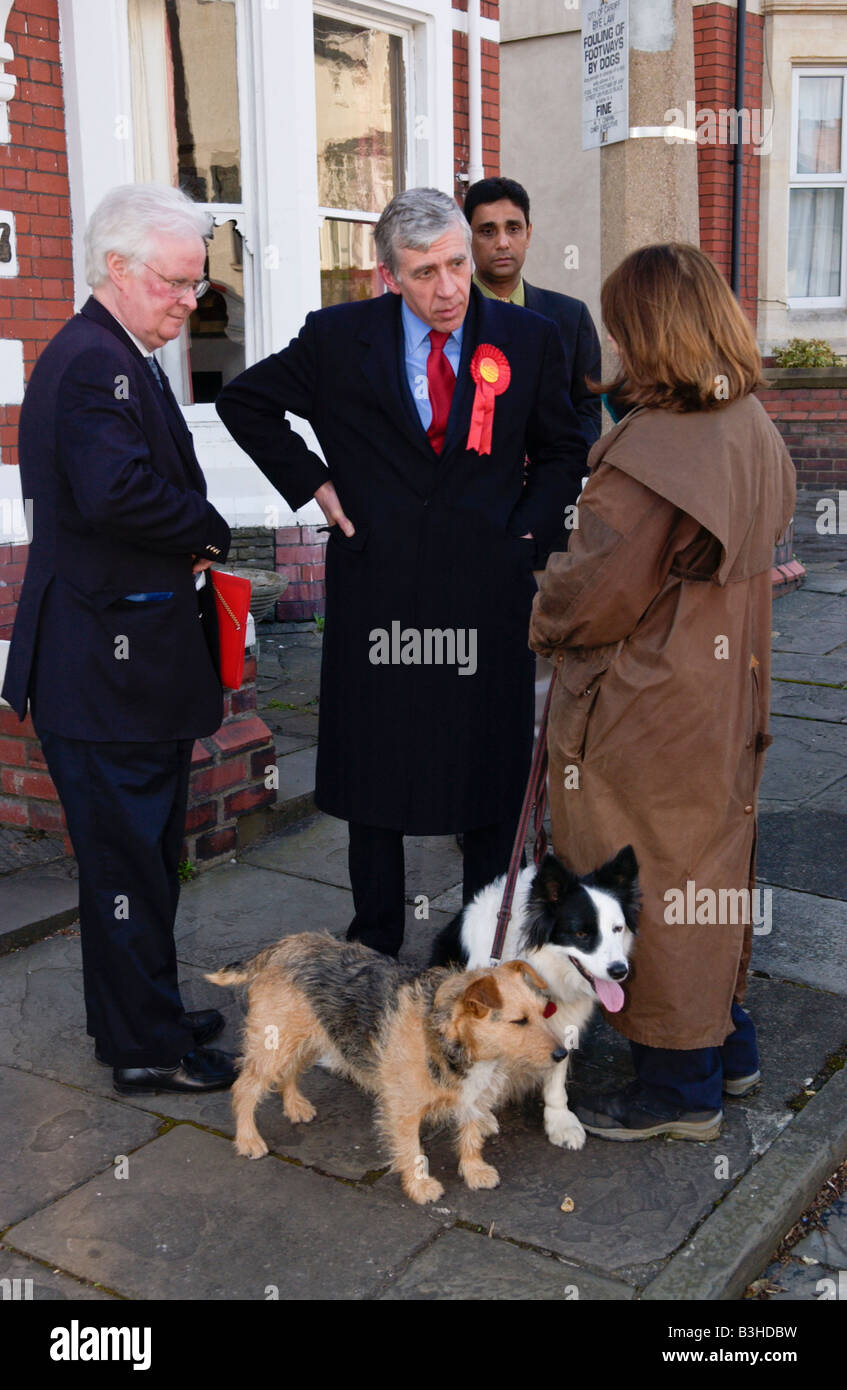 Rt Hon Jack Straw MP Labour government minister pictured while ...