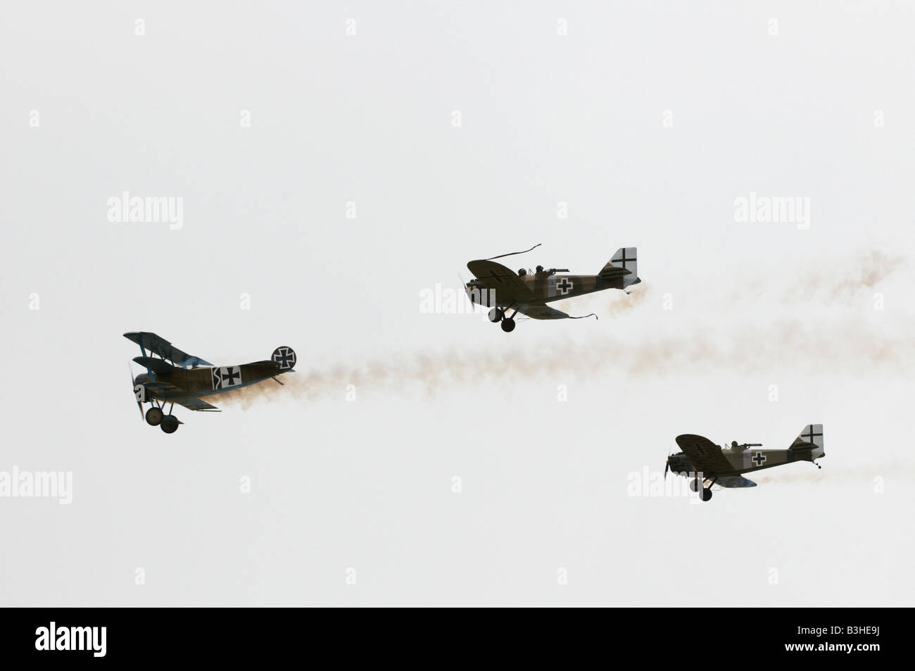German Fokker DR1 triplane & Junkers CL1 monoplanes WW1 Fighter ...
