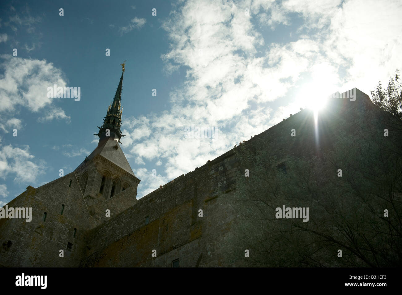 The site of a monastery prison fortress Mont St Michel is a world ...