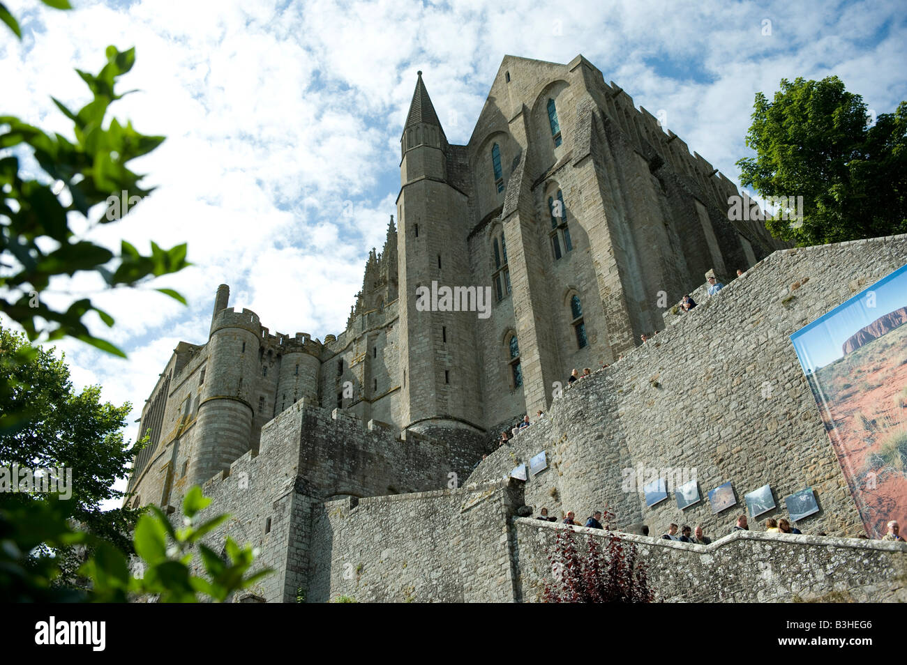 The site of a monastery prison fortress Mont St Michel is a world ...