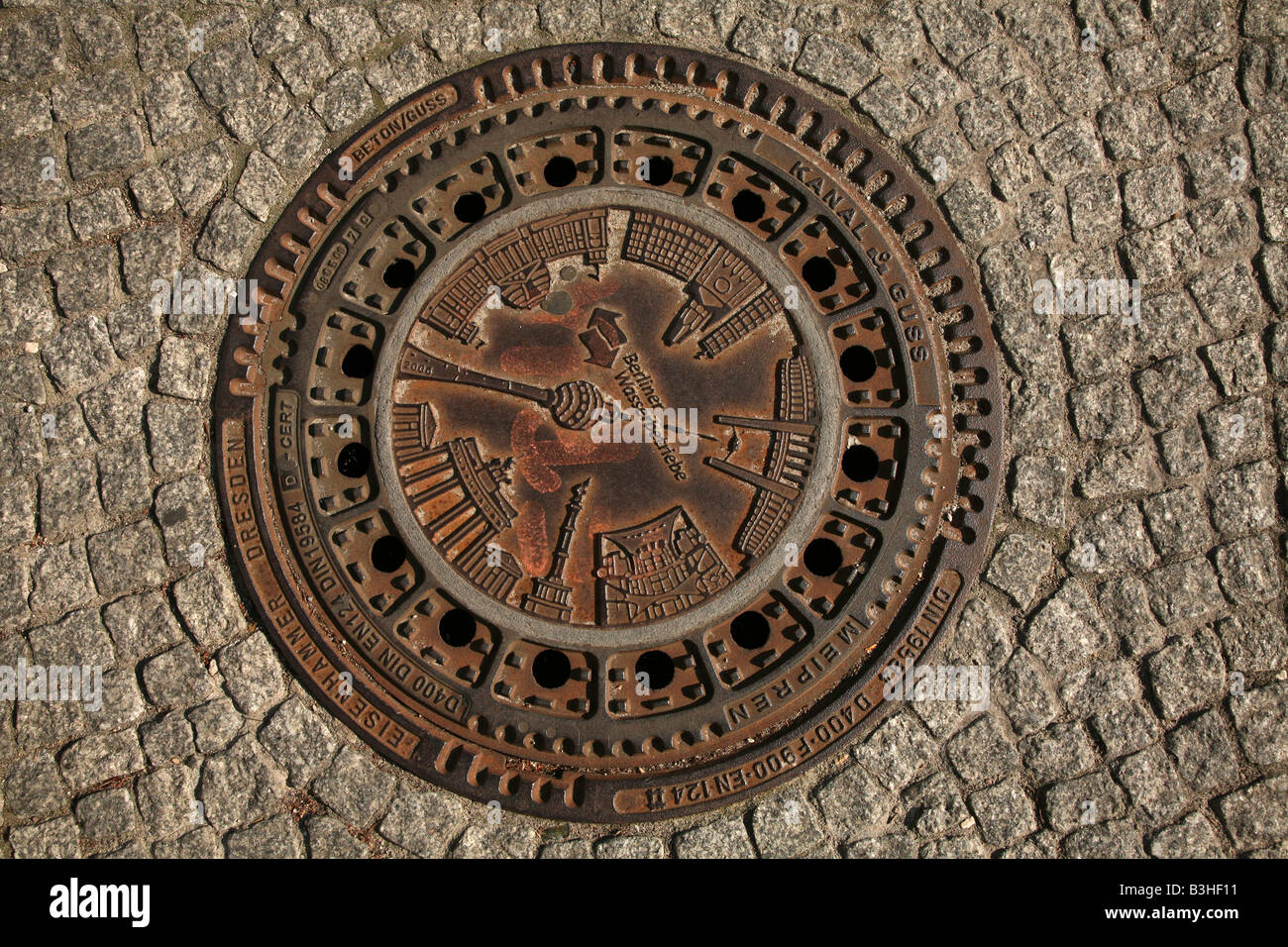 Manhole Cover Germany Stock Photos & Manhole Cover Germany Stock Images ...