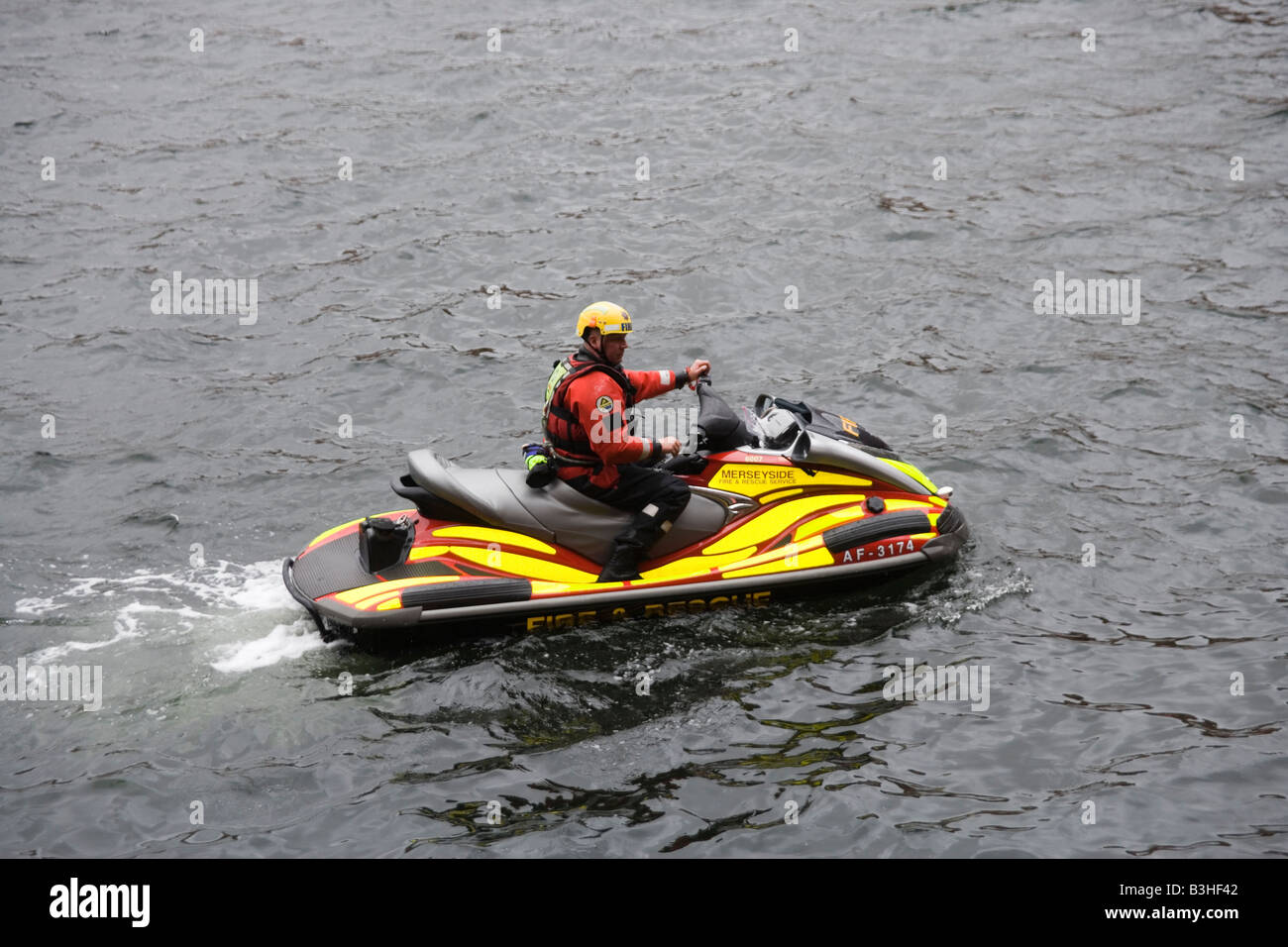 Merseyside Fire and Rescue Service jet ski at the Tall Ships race in ...