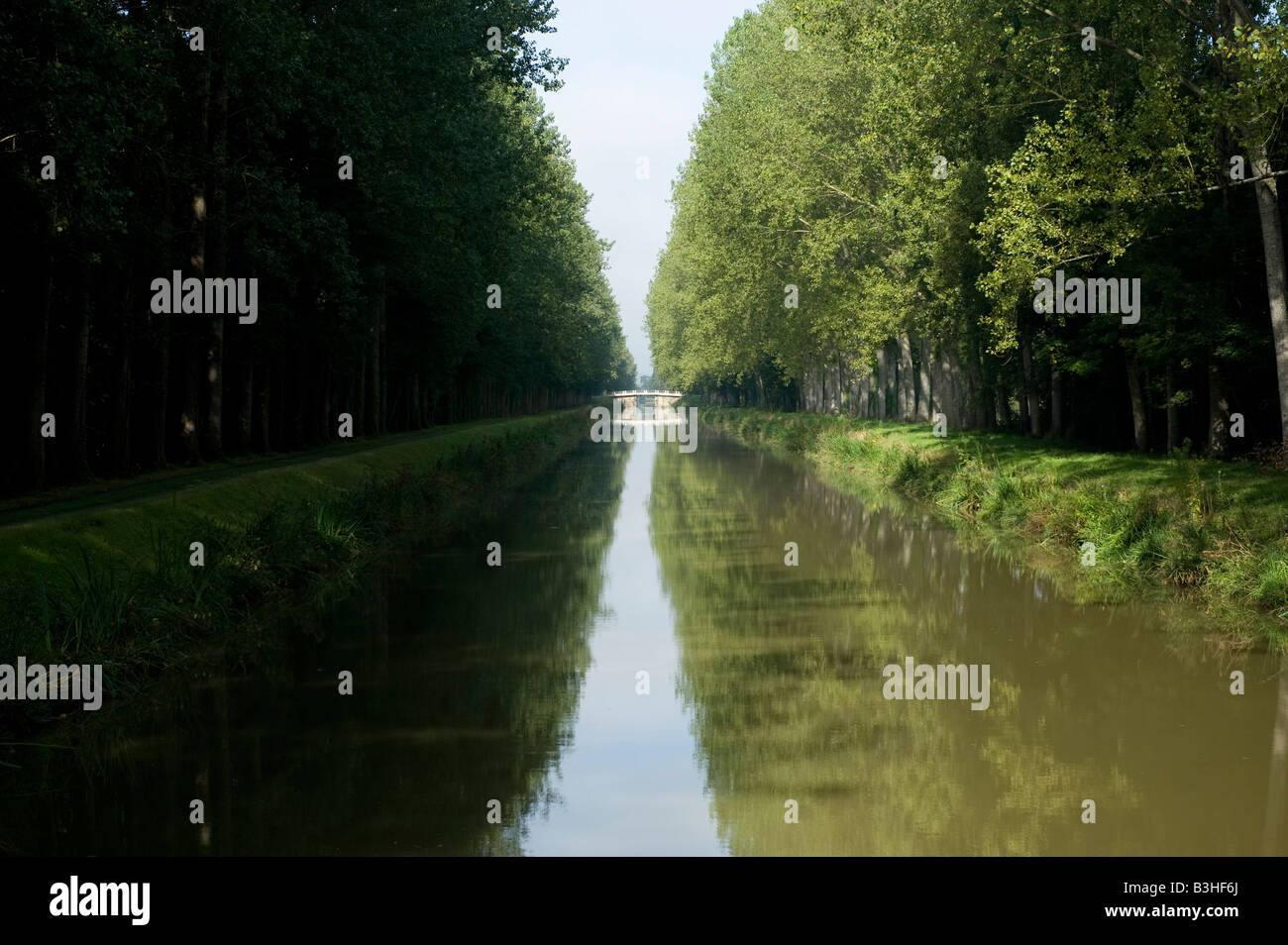 The Nantes Brest Canal runs through the Brittany countryside and was ...