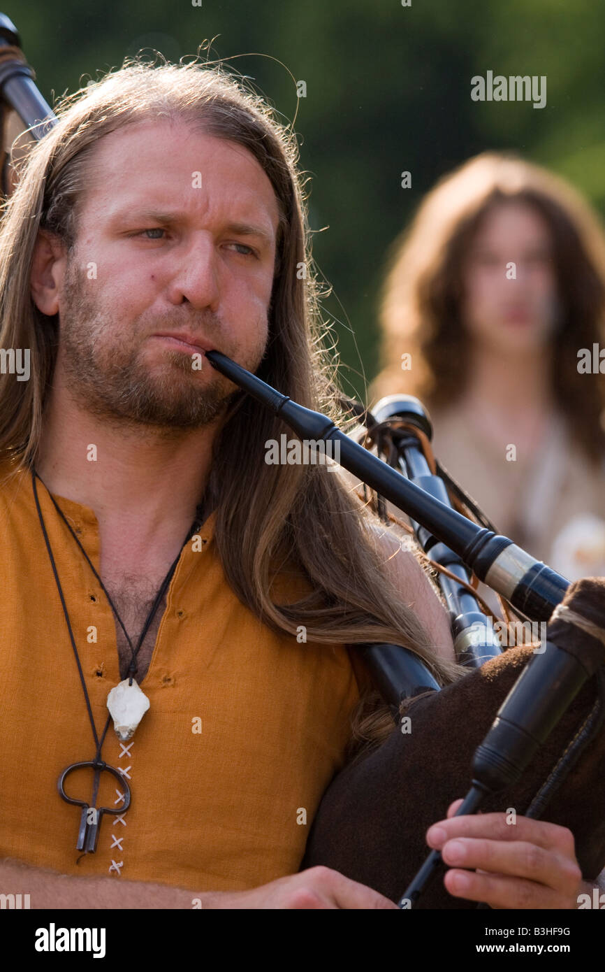 man with bagpipe Stock Photo - Alamy