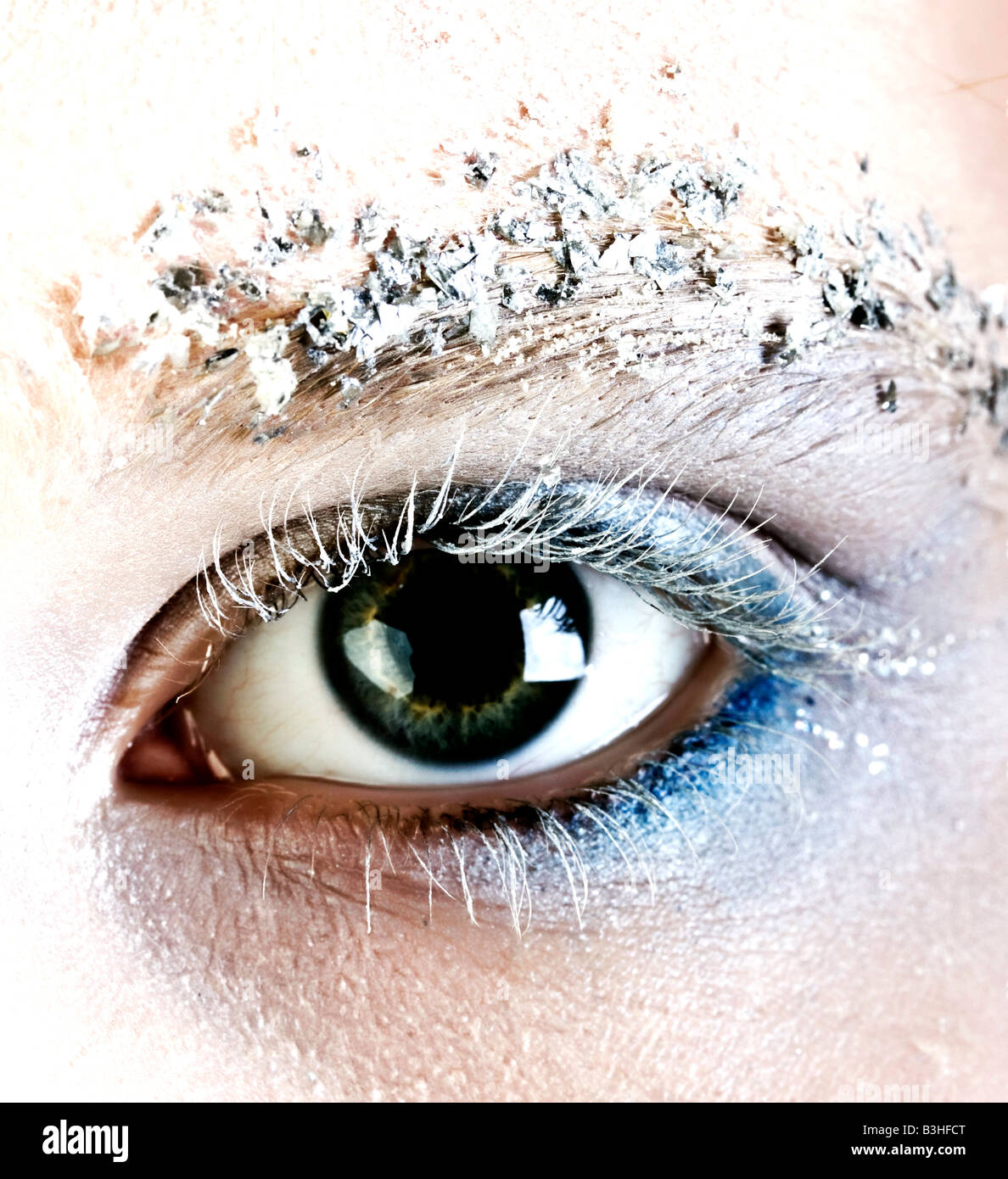 detail of an eye with make-up Stock Photo - Alamy
