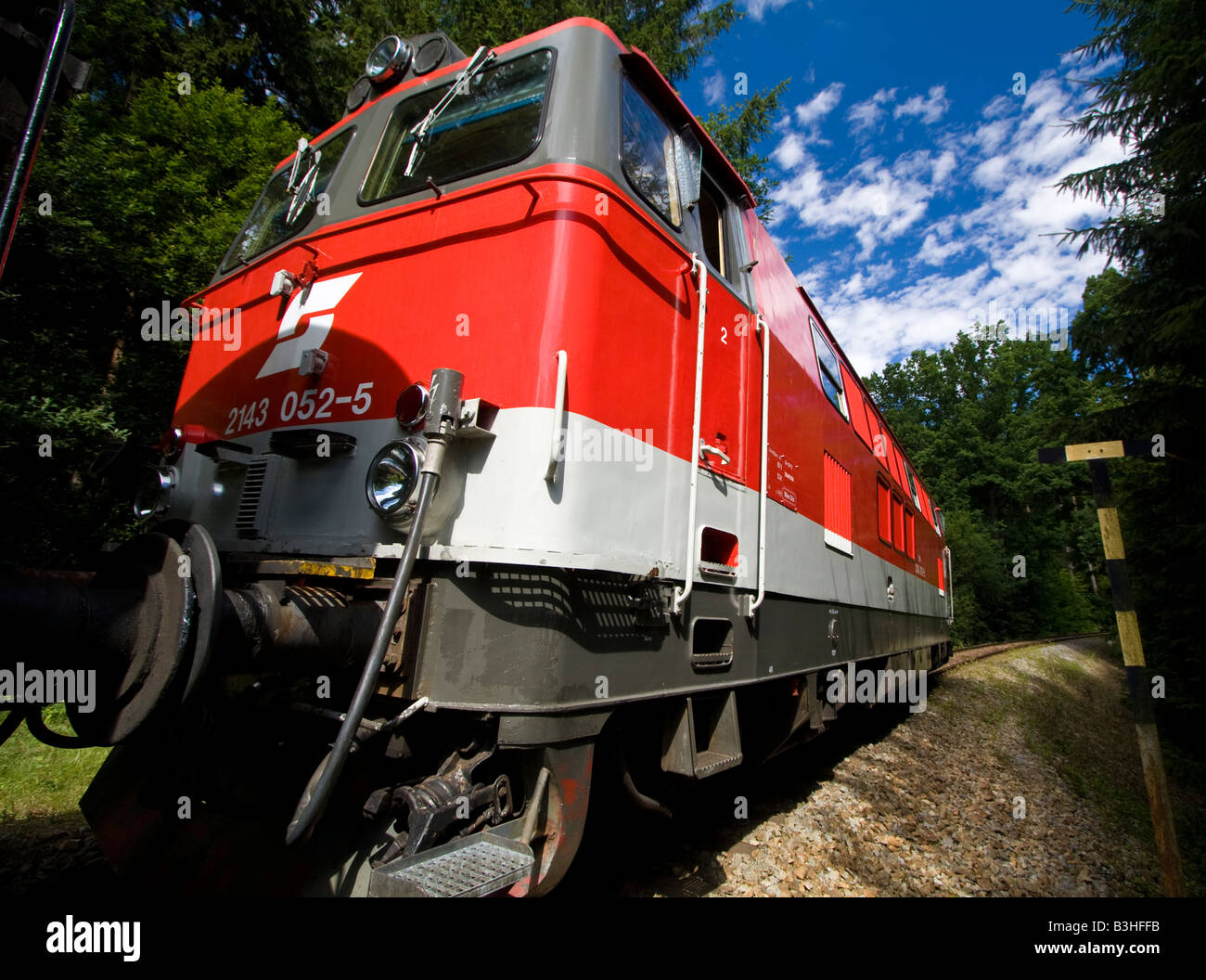 locomotive of the Austrian Federal Railways Stock Photo - Alamy