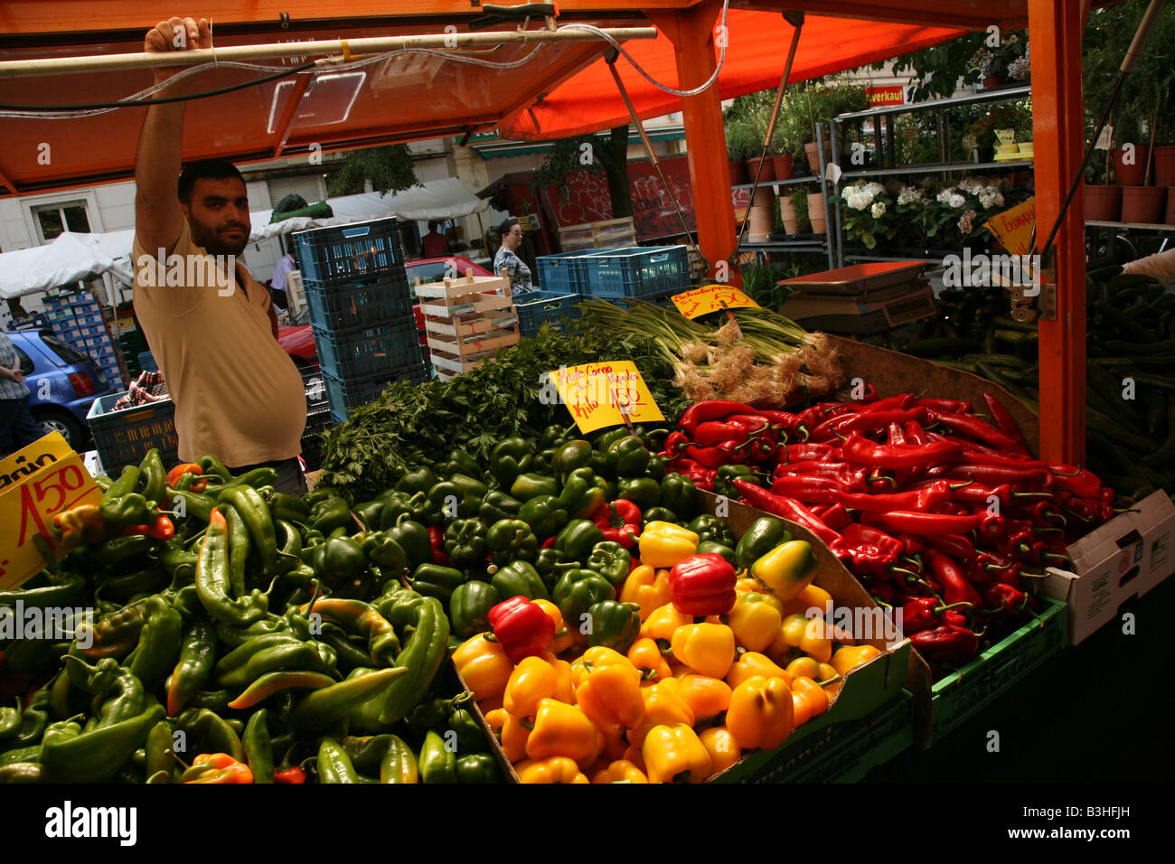 Turkish Market in Kreuzberg district in Berlin, Germany Stock Photo - Alamy