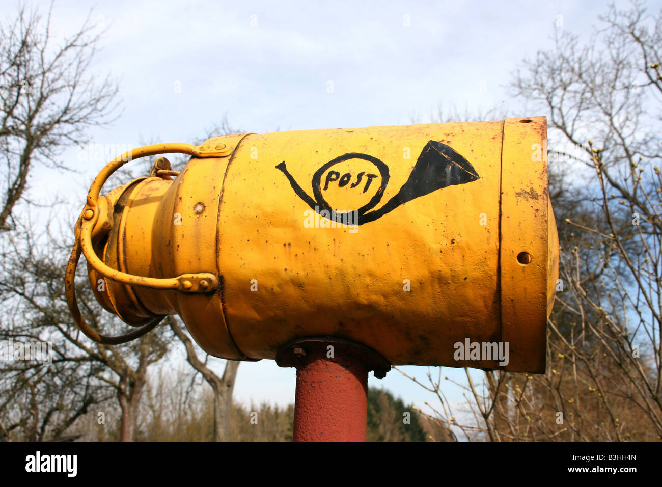 Austrian mail box at a farm Stock Photo - Alamy