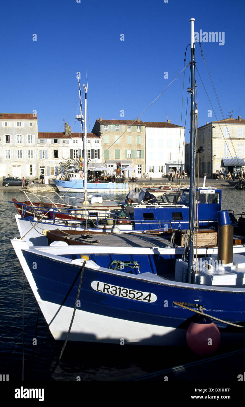 Port Saint Martin de Re Ile de Re France Stock Photo - Alamy