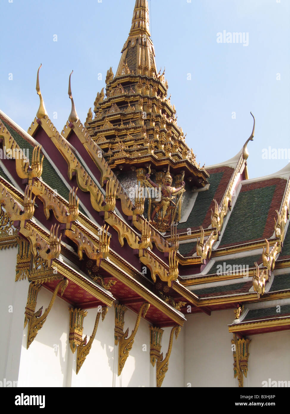 Asia, Thailand, Bangkok, King's Palace, Dusit-Throne hall, Detail Stock ...
