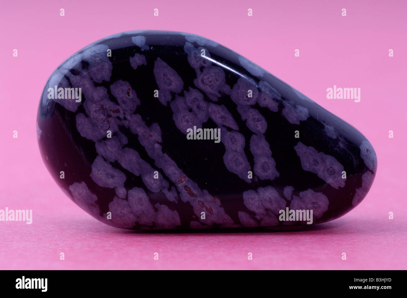 Snow Flake Obsidian Stock Photo - Alamy