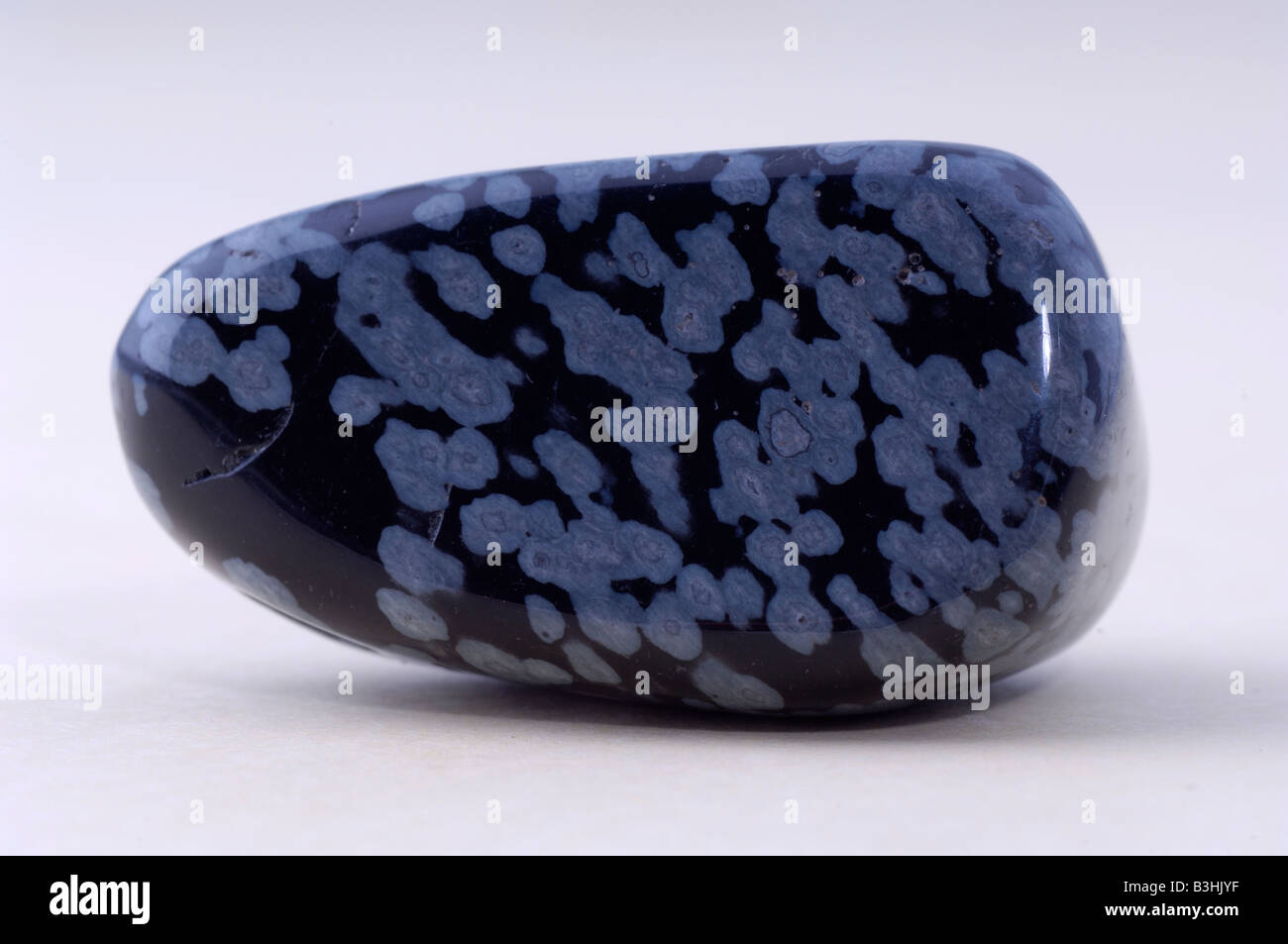 Snow Flake Obsidian Stock Photo - Alamy