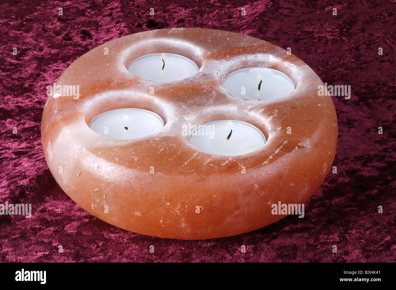 Salt Crystal Lamp Stock Photo - Alamy