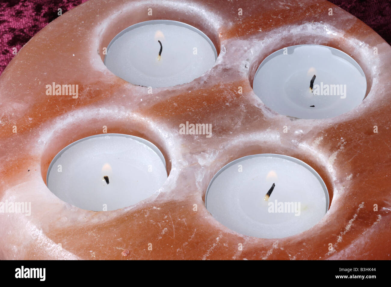 Salt Crystal Lamp Stock Photo - Alamy