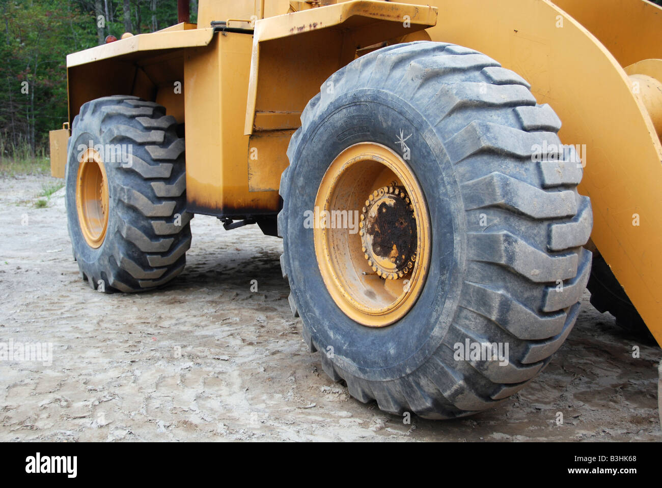 Close-up of bulldozer tires Stock Photo - Alamy