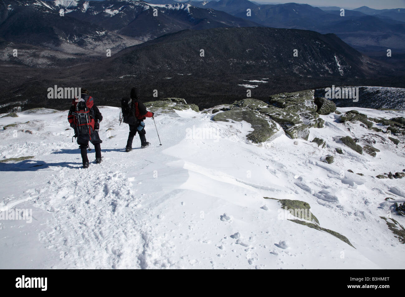 Franconia Ridge Trail during the winter months Located in the White ...