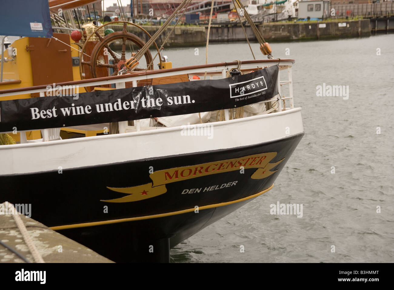 The Morgenster sailing ship at the Tall Ships race in Liverpool July ...
