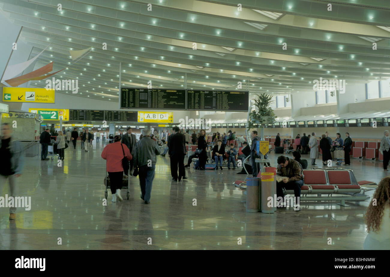Airport Vienna Schwechat departure building Stock Photo - Alamy