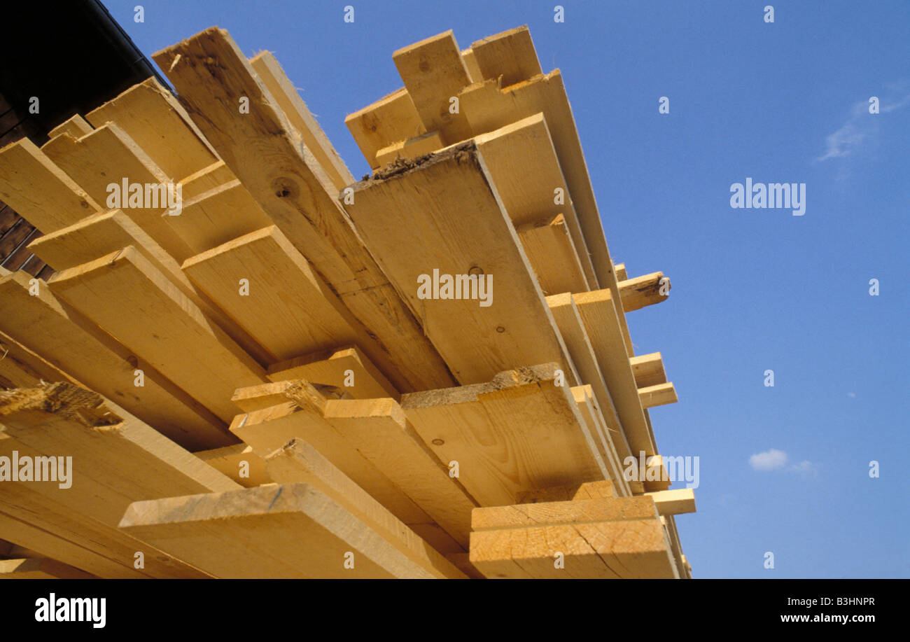 Timber wood constructions hi-res stock photography and images - Alamy