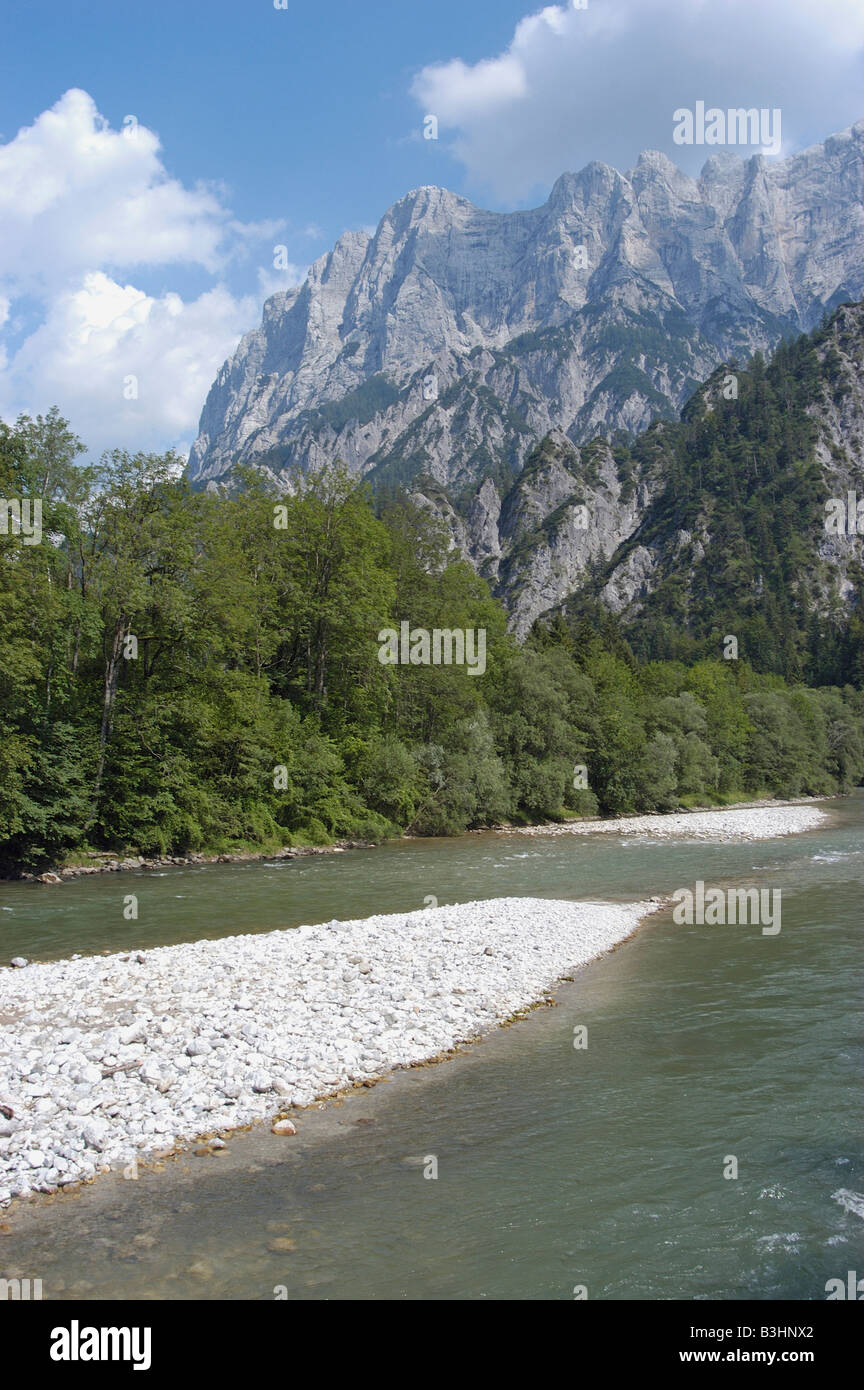 Enns river landscape in the Gesaeuse Styria Stock Photo - Alamy