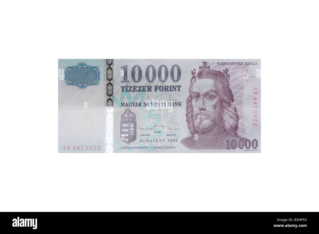 Banknotes of the hungarian forint Cut Out Stock Images & Pictures - Alamy